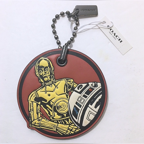 Coach | Accessories | Coach Star Wars C3po R2d2 Hangtag Bag Charm | Poshmark